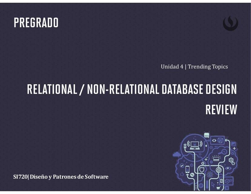 RELATIONAL / NON-RELATIONAL DATABASE DESIGN | Ricardo Andree | uDocz