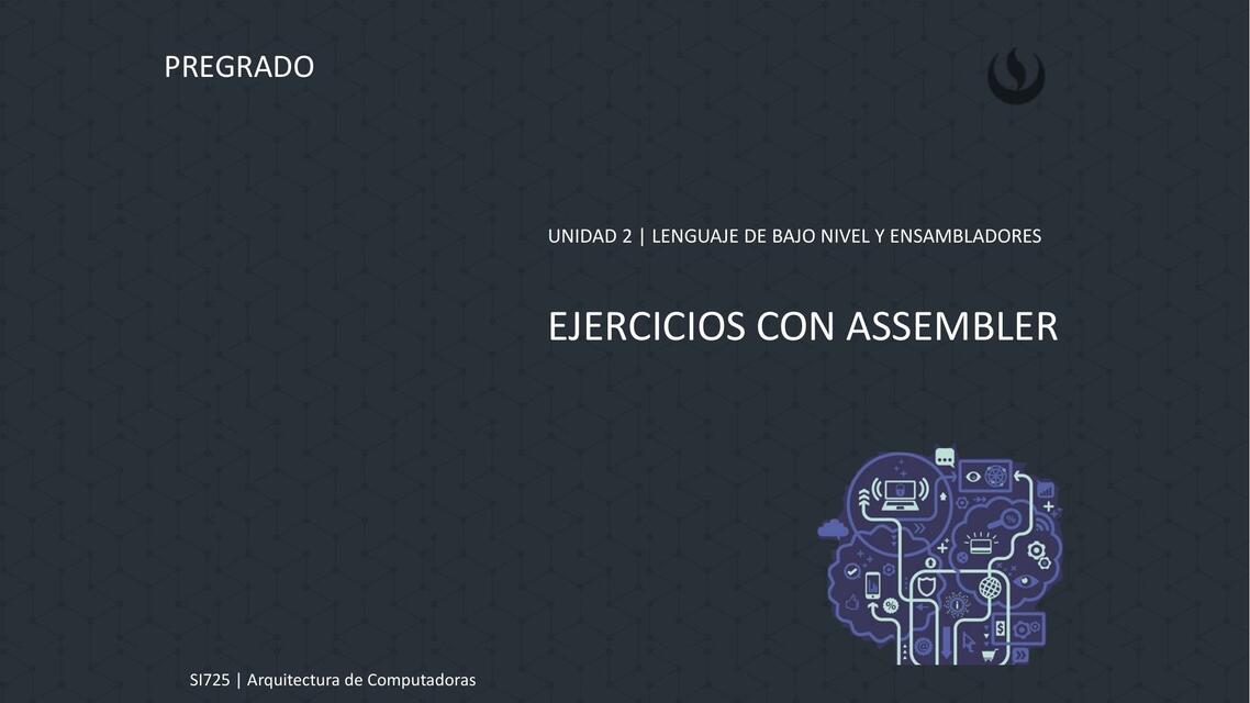 Ejercicios con assembler | Ricardo Andree | uDocz