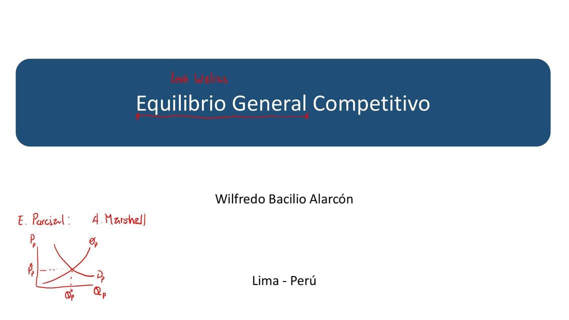 Equilibrio General Competitivo | alexia | uDocz