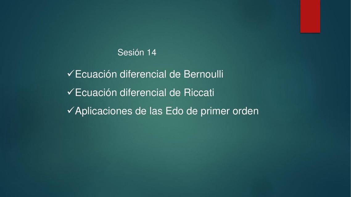 Ecuación Diferencial de Bernoulli - Riccati | Apuntes de Ingenieria ...