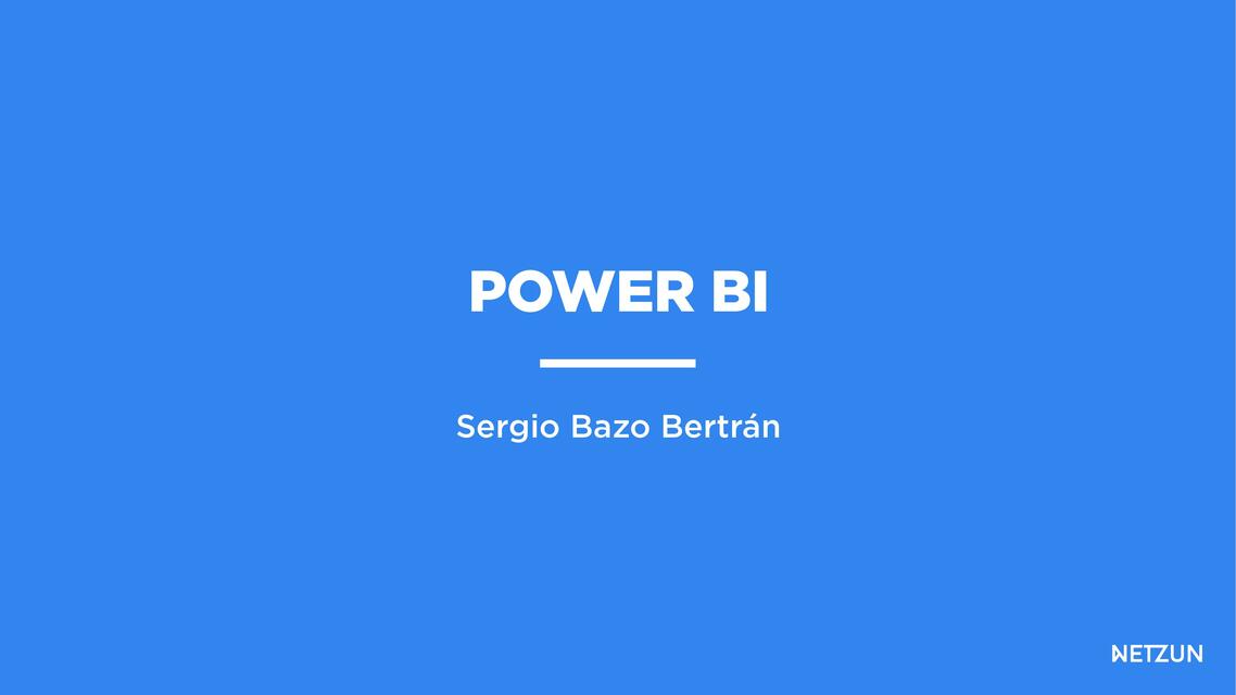 Power BI Sergio Bazo | alexia | uDocz