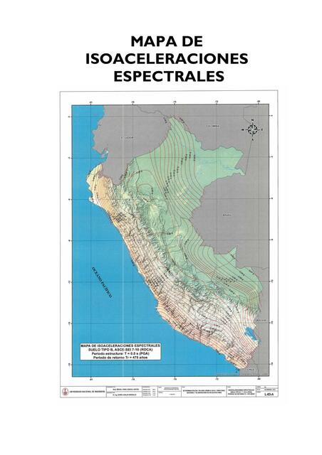 Mapas de Isoaceleraciones - SISMOS | INGENIEROS LMI | uDocz
