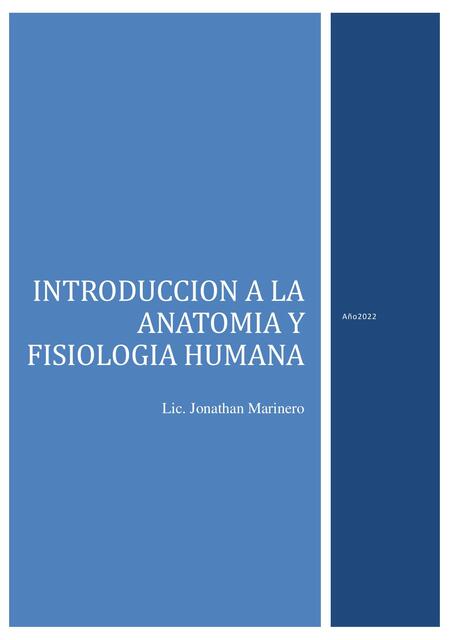 Introducción a la Anatomía y Fisiología Humana | Paula | uDocz