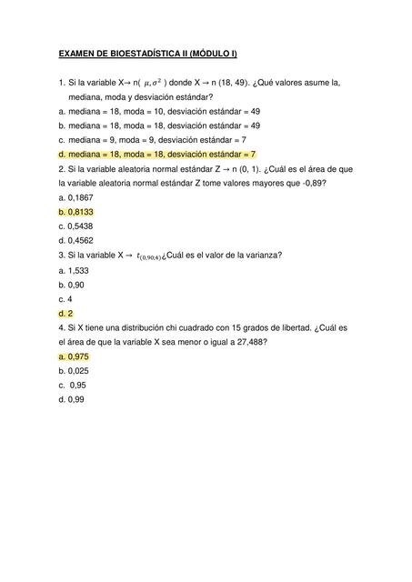 Examen de bioestadística módulo 2 | Antonella Rivadeneyra Ramirez | uDocz