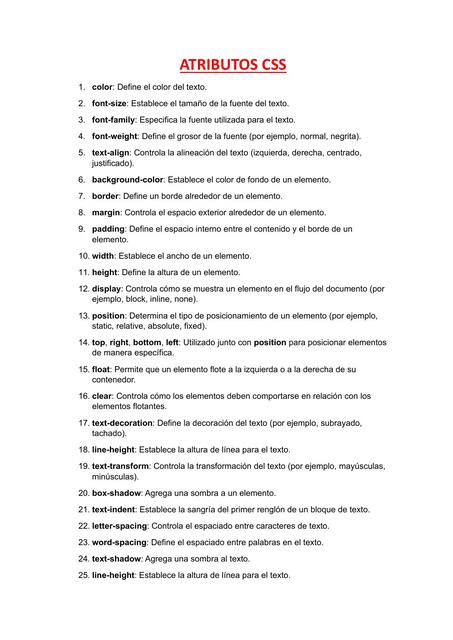 Atributos CSS | Bladimir Persona | uDocz