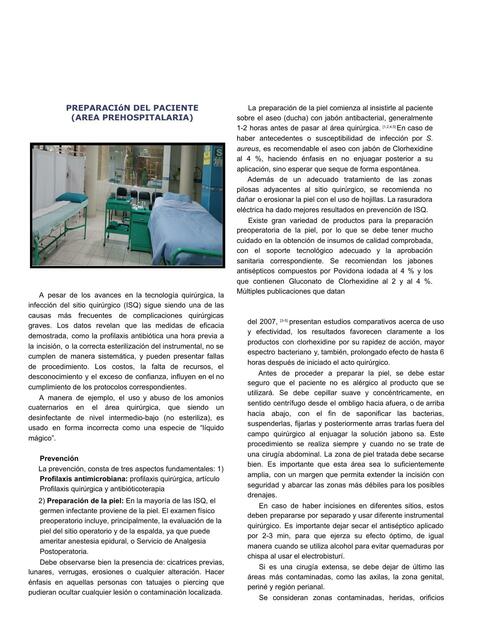 Preparación del Paciente | Shirley MA | uDocz