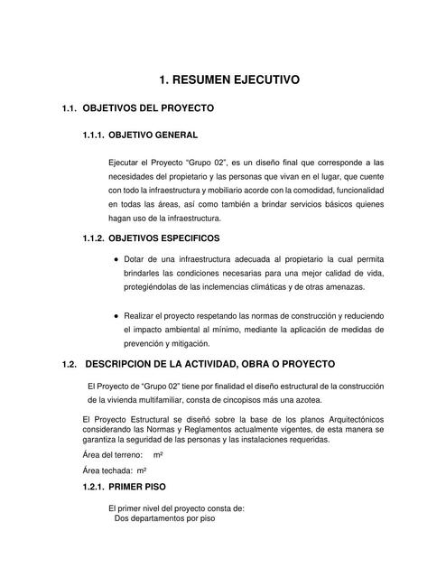 Resumen Ejecutivo | CRISTHIAN JOEL MANCHA ANCCASI | uDocz