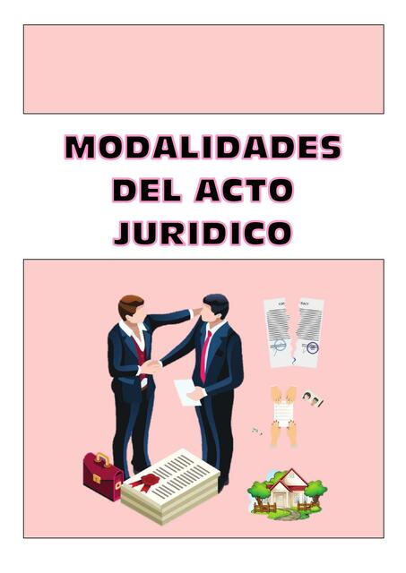 Modalidades del acto jurídico - Derecho Civil | Luna | uDocz