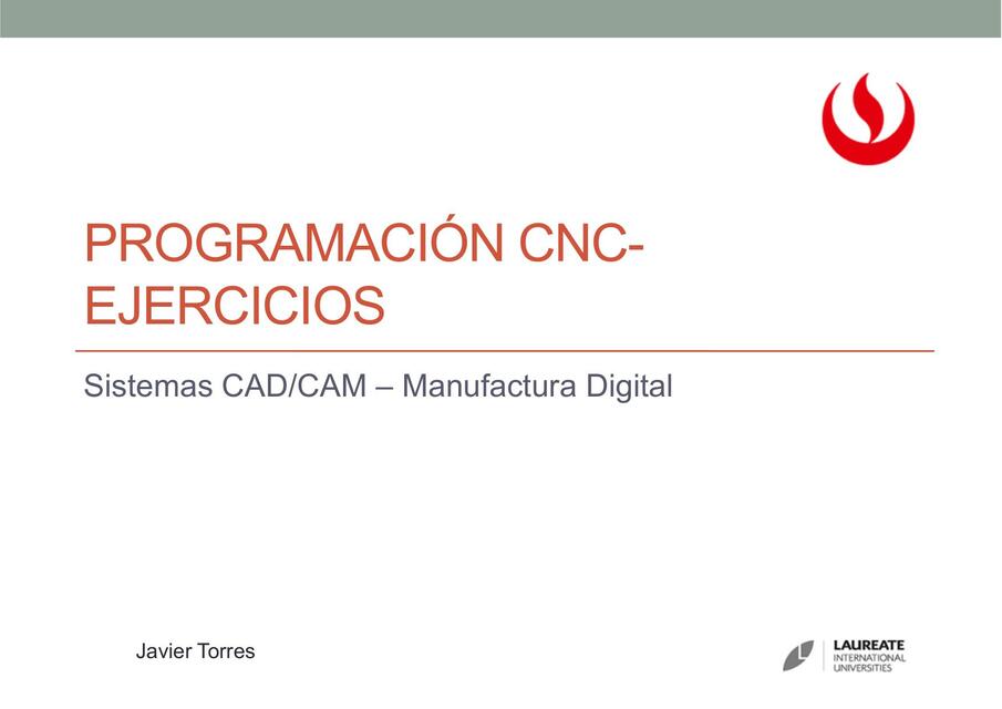 Programación CNC Ejercicios | Joel | uDocz