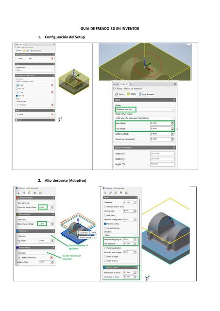 Guía de Freado 3D en Inventor | Joel | uDocz