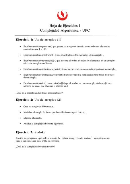Complejidad algoritmica | Brayan Smith | uDocz