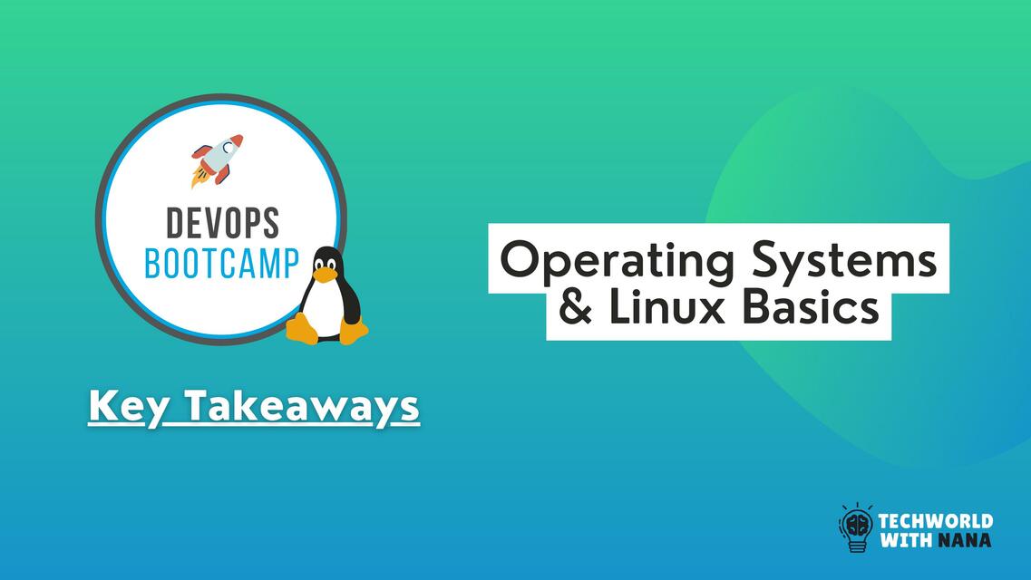 Operating Systems & Linux Basics | Claudia Sifuentes | uDocz