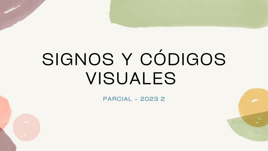 Signos y Códigos Visuales | Marie | uDocz