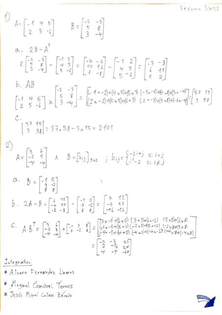 Matemática básica matrices | Jesus | uDocz