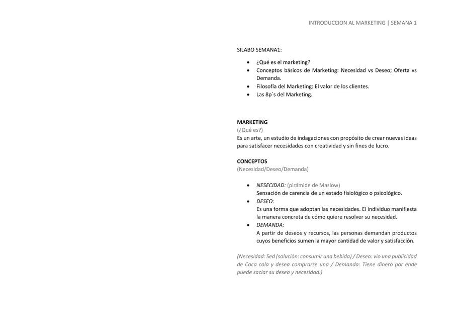 INTRODUCCION AL MARKETINGS | Dayana | uDocz