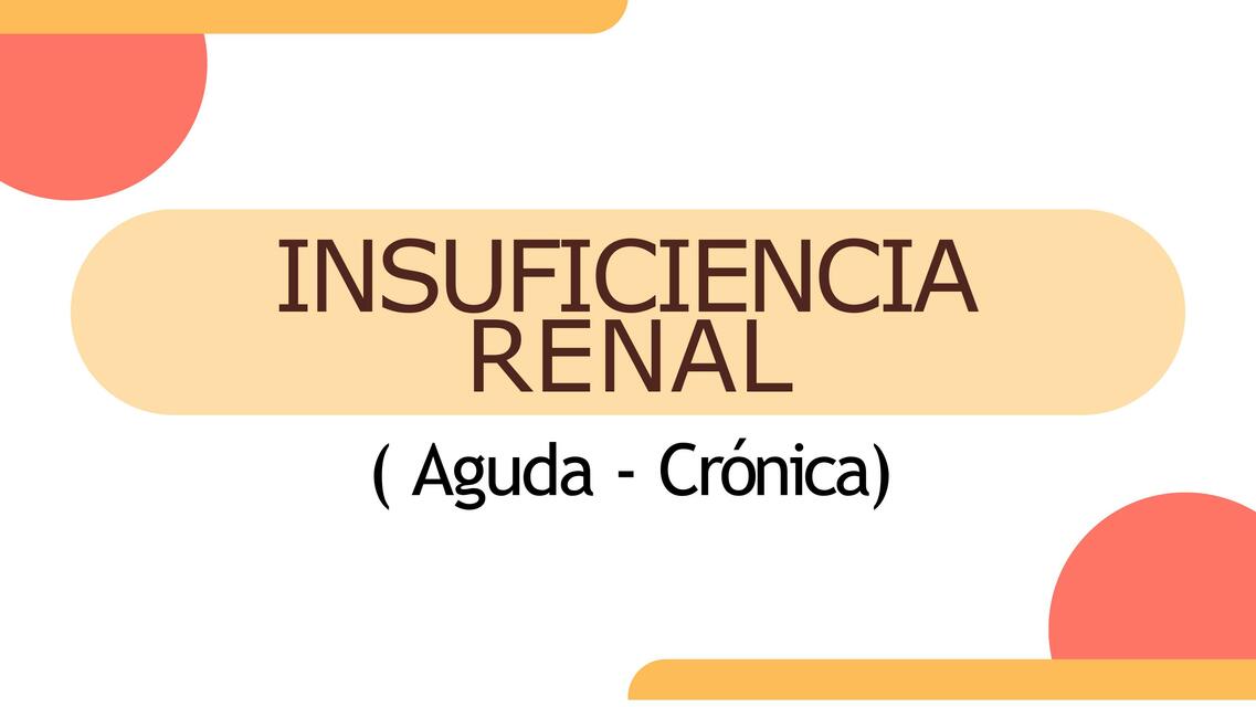 Insuficiencia Renal aguda | | uDocz
