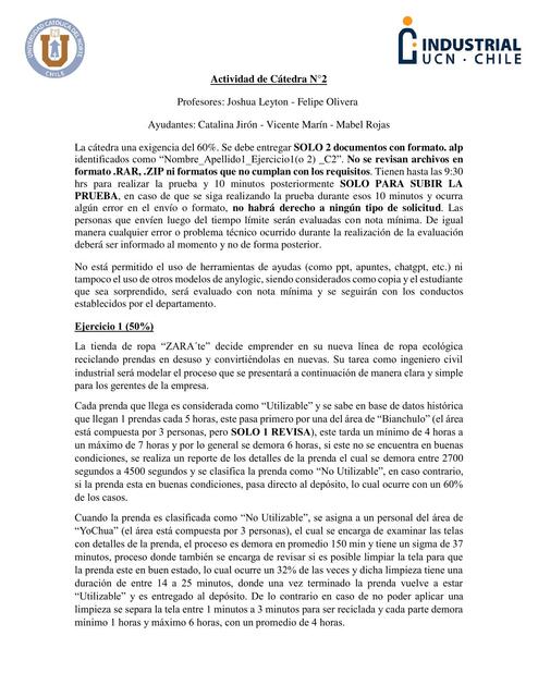Catedra2 Simulación 2S 1 | ALVARO CALISAYA POMA | uDocz