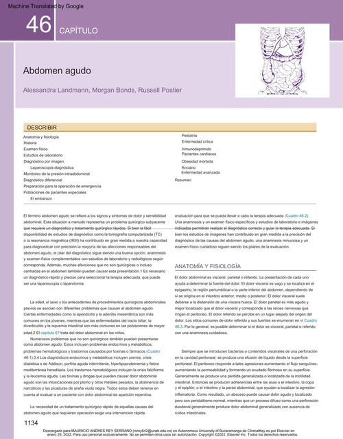 Abdomen agudo | Sofia | uDocz
