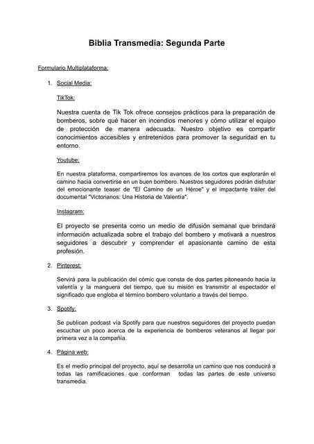 Biblia Transmedia parte 2 | Antonio Miguel | uDocz