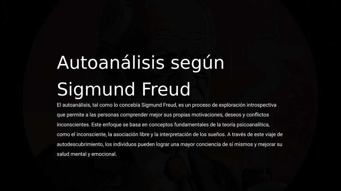 Autoanálisis según Sigmund Freud | Linda Leydi Surichaqui Diaz | uDocz