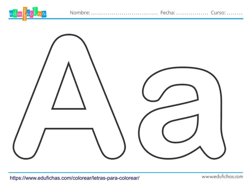 Mis Letras Para Colorear