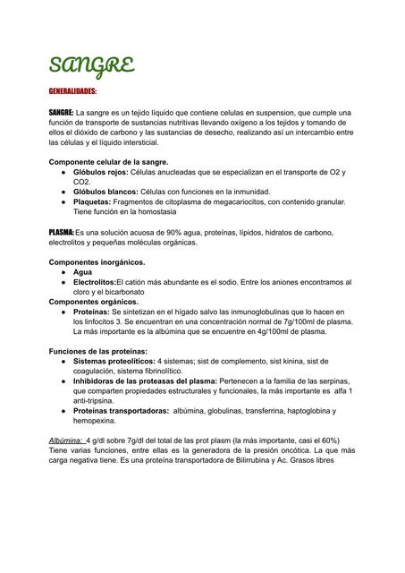 SANGRE | Fran Arrigone | uDocz