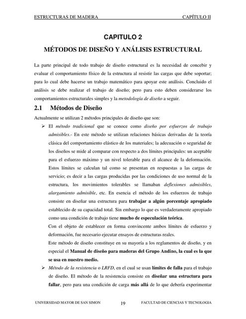 Cap2 Métodos de Diseño y Análisis Estructural | Kike Vera | uDocz
