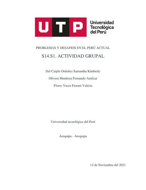 Problemas y Desafíos en el Perú Actual | Fernando | uDocz