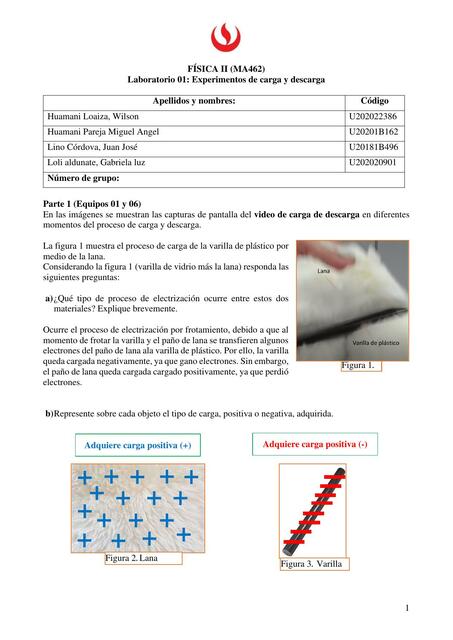 Experimento de Carga y Descarga | Dayana | uDocz