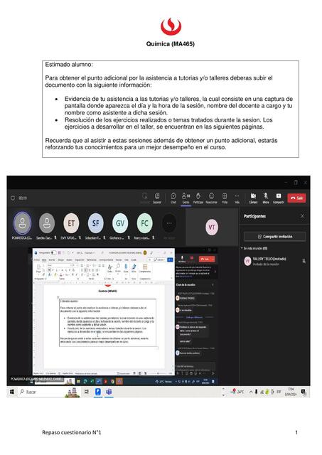 Taller química | uDocz