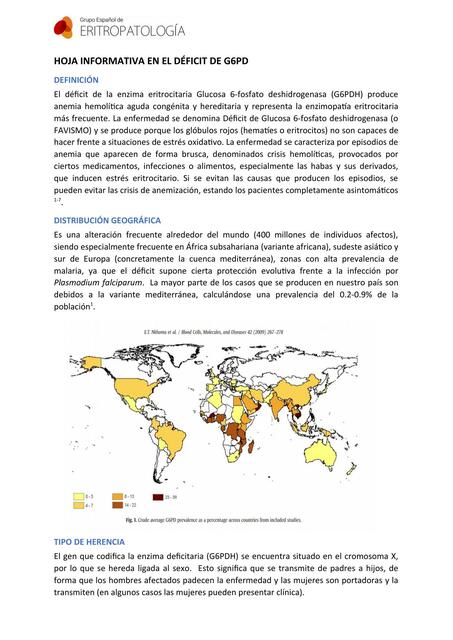 HOJA INFORMATIVA EN EL DÉFICIT DE G6PD v02 | JENNIFER ALEJANDRA CAN M NDEZ | uDocz
