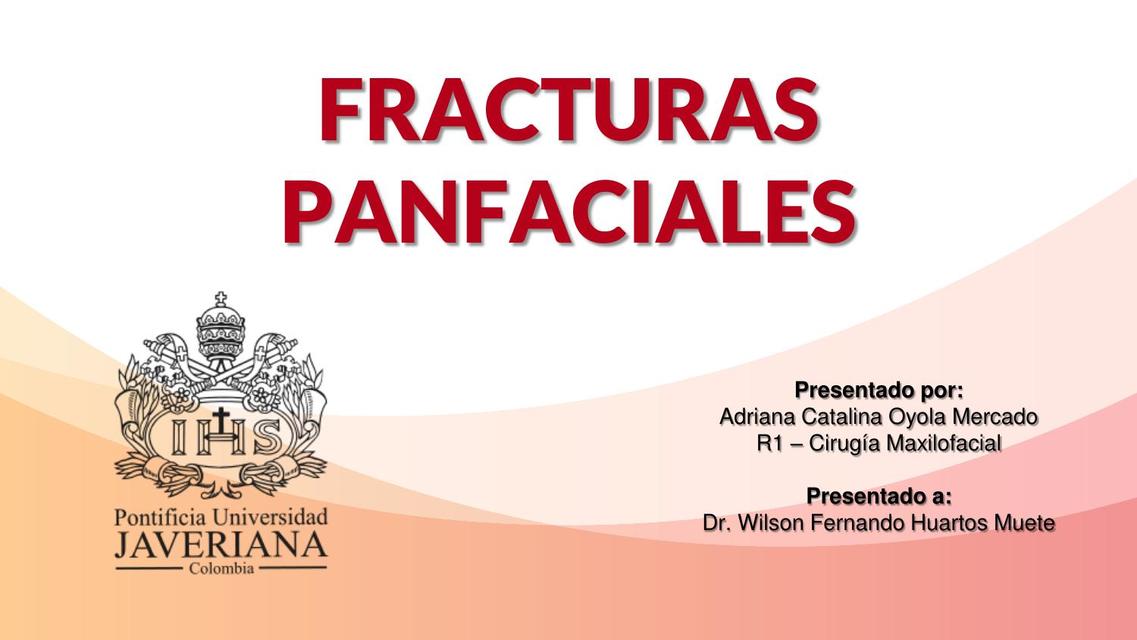 TRAUMA PANFACIAL ADULTOS Y NIÑOS | Adriana Oyola | uDocz
