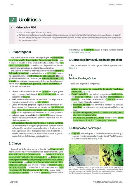 Urolitiasis | ValeES25 | uDocz
