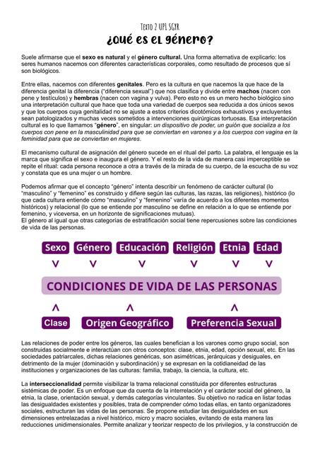 ¿Qué es el género? | medgram.unr | uDocz