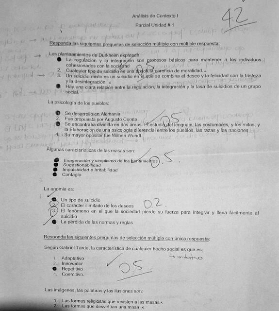 Parcial #1 de Análisis del contexto | psicol_studies | uDocz