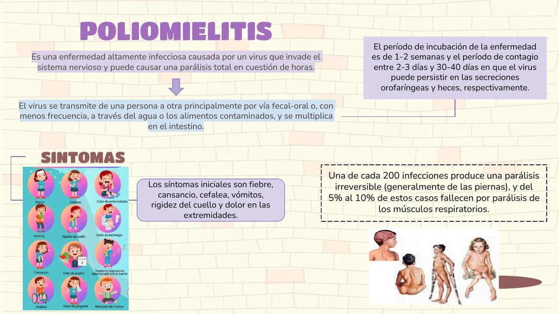 Poliomielitis | Health classes | uDocz