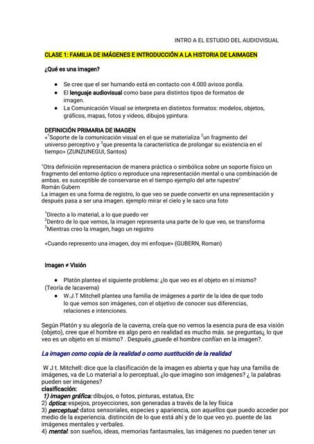 Familia de Imágenes e Introducción a la Historia de la Imagen | Diego ...