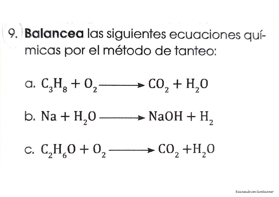 Balanceo de ecuaciones quimicas | Liza Stuudio | uDocz