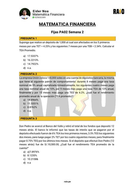 Matemática Financiera Romina Yuriko Udocz