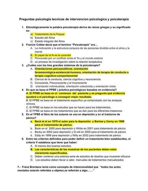 Preguntas Psicologia | Jocelyn Longoria | uDocz