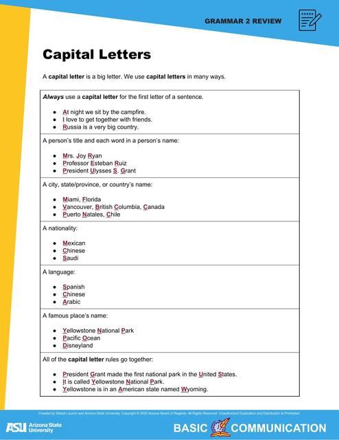 Letras mayúsculas | Estefany | uDocz