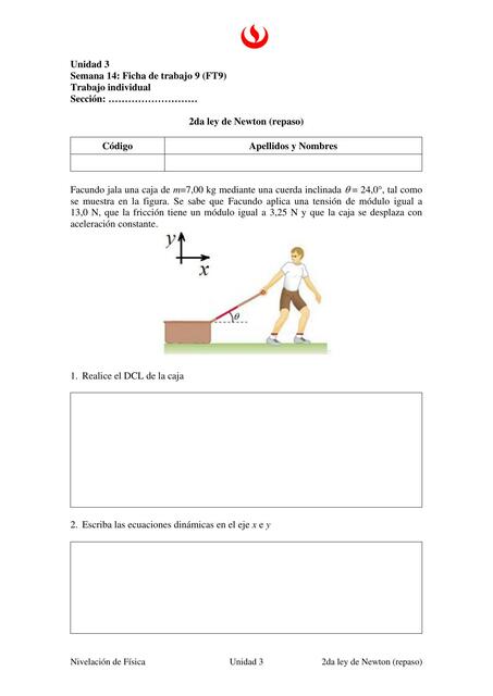 2da Ley Newton Repaso | Armando | uDocz