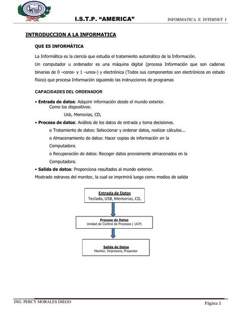 Introducción a la informática | DORIAM | uDocz