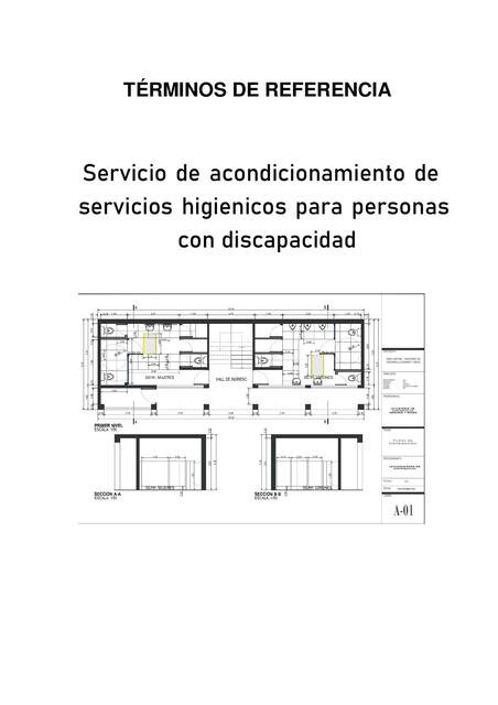 Términos de Referencia Servicio de Acondicionamiento de Servicios Higienicos. | INGENIEROS LMI ...