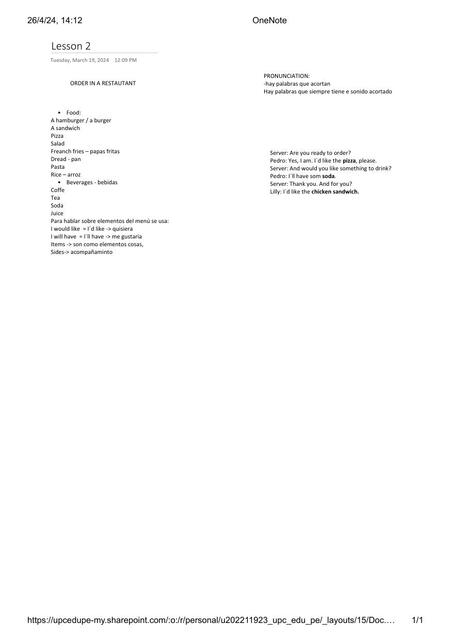 U 7 Lesson 2 | Keysa | uDocz