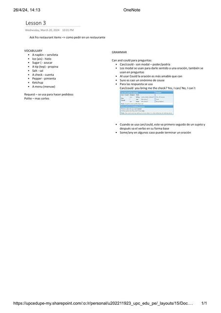 U 7 Lesson 3 | Keysa | uDocz