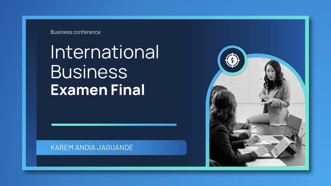 International Business Examen Final | Alan Garcia | uDocz