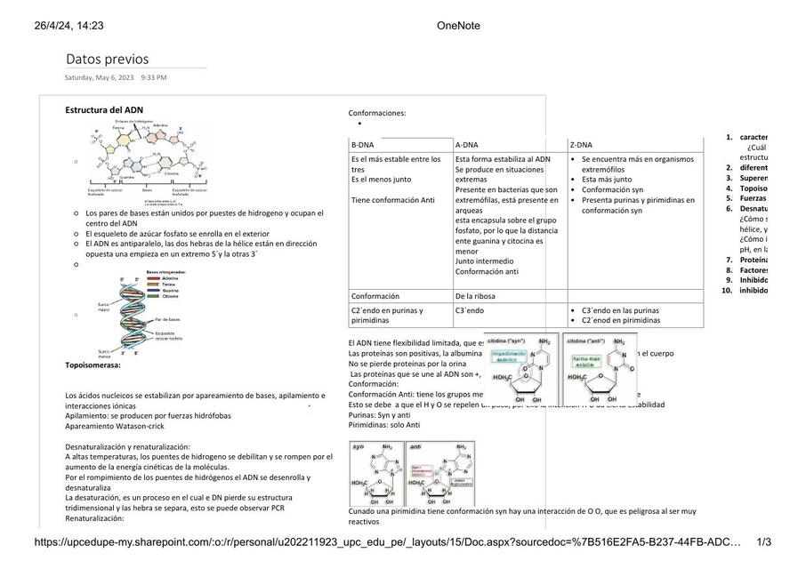 Estructura del ADN | Keysa | uDocz