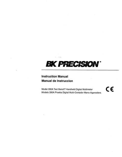 BK Precision | uDocz