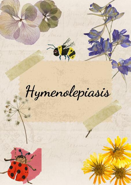 Hymenolepiasis | Luisana Aneth CR | uDocz